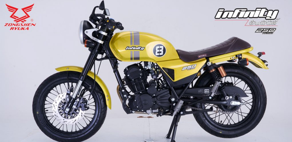 แนะนำข้อมูล INFINITY 250 ZONGSHEN RYUKA เรโทรคาเฟ่ ค่าตัวสุดคุ้ม